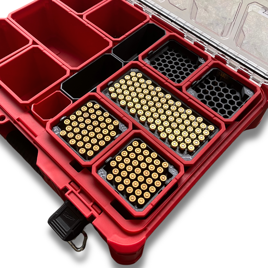 Firearm Storage Solutions | Milwaukee PACKOUT Gun Safe Organizers Ammo ...